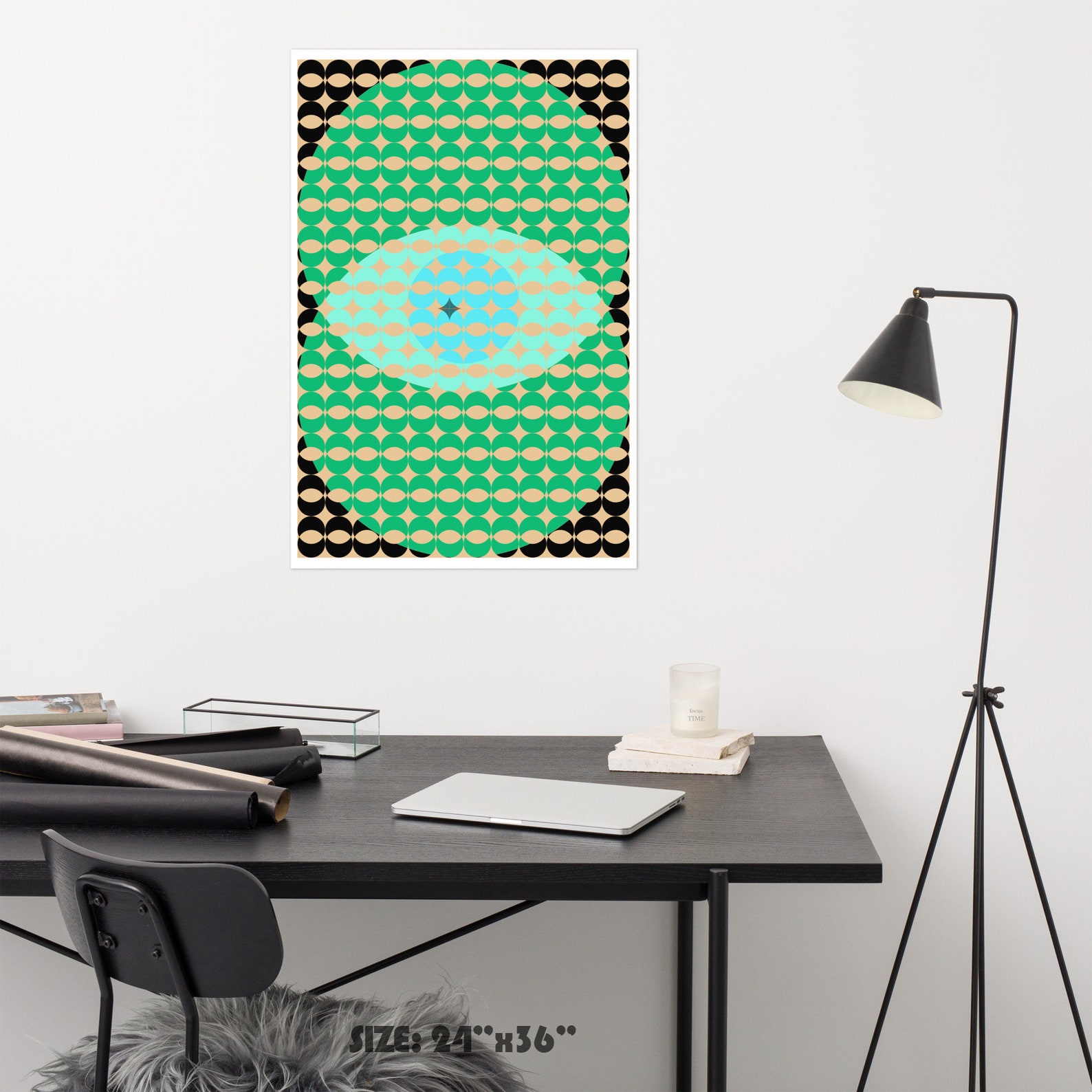 PATTERN #4 (giclée Fine Art Print) Geometric Design (11x14 12x16 12x18 ...