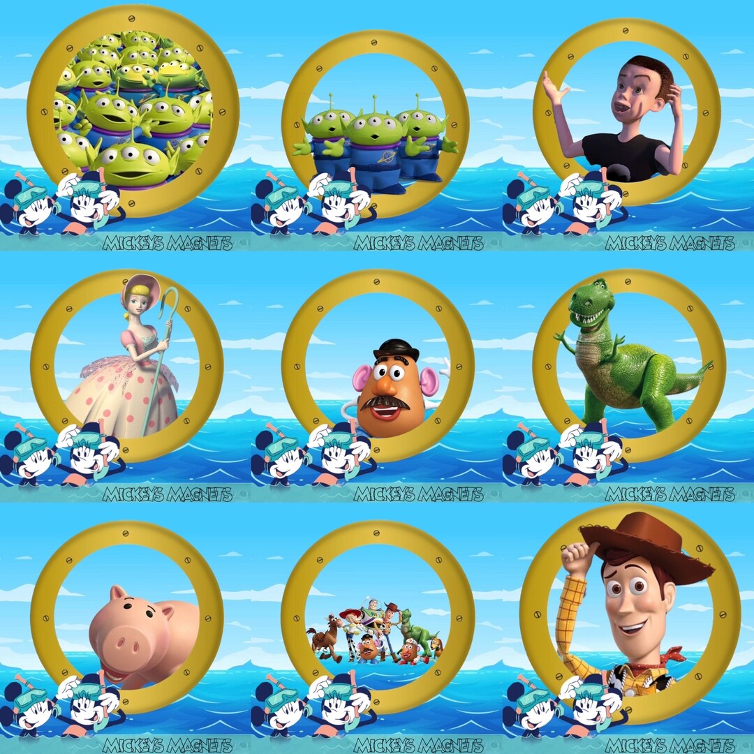 Disney Magnets TOY STORY, Marvel , Pixar , Star Wars - Etsy