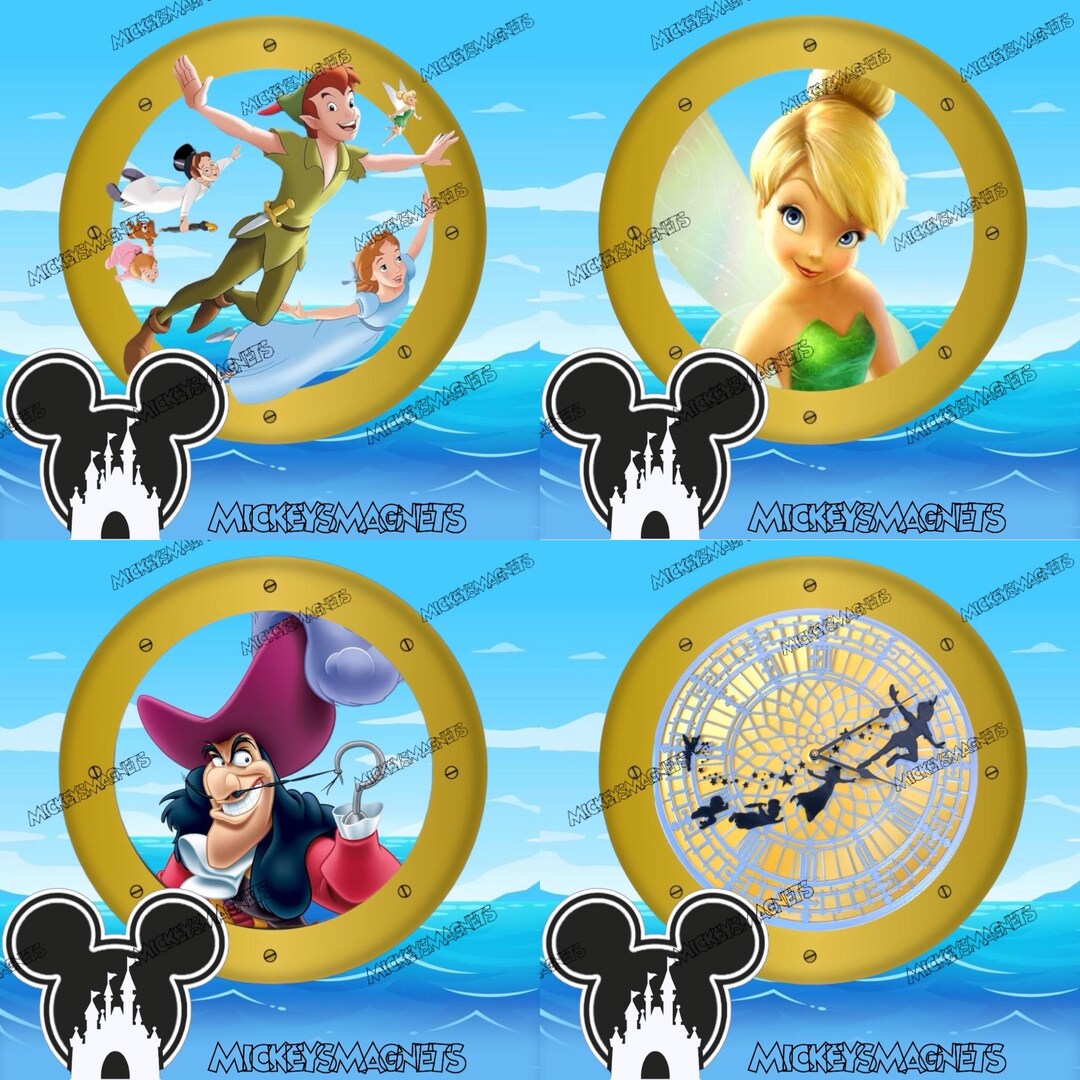 Mickeys Magneten Peter Pan-set Tinkerbell - Etsy