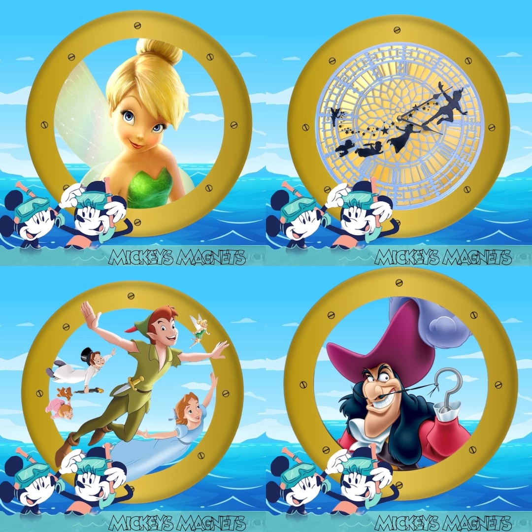 Mickeys Magnets Peter Pan Set Tinkerbell - Etsy