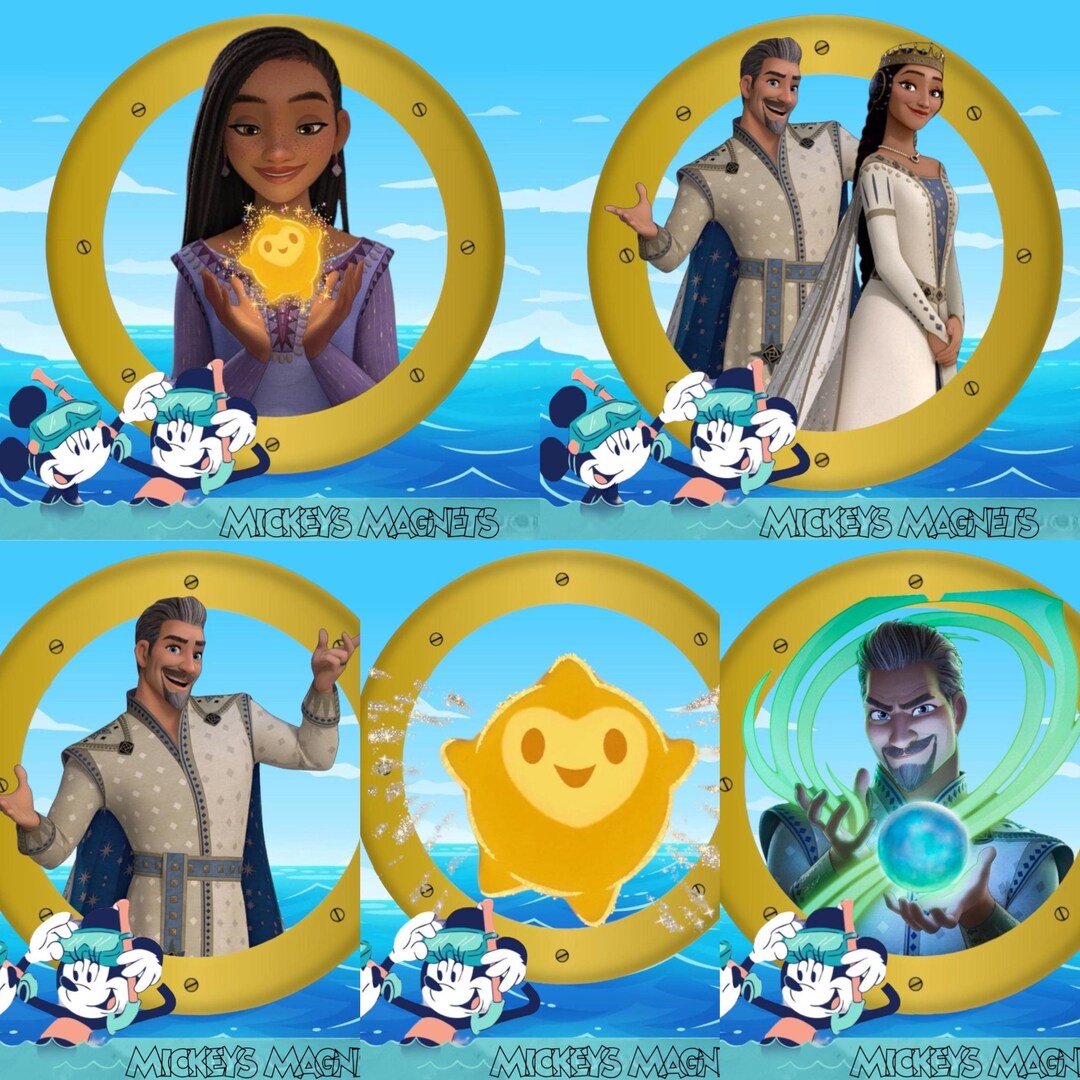 Disney-magneten WISH, Marvel, Pixar, Star Wars - Etsy