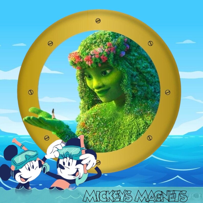 Juego de imanes de Mickey Moana - Etsy México