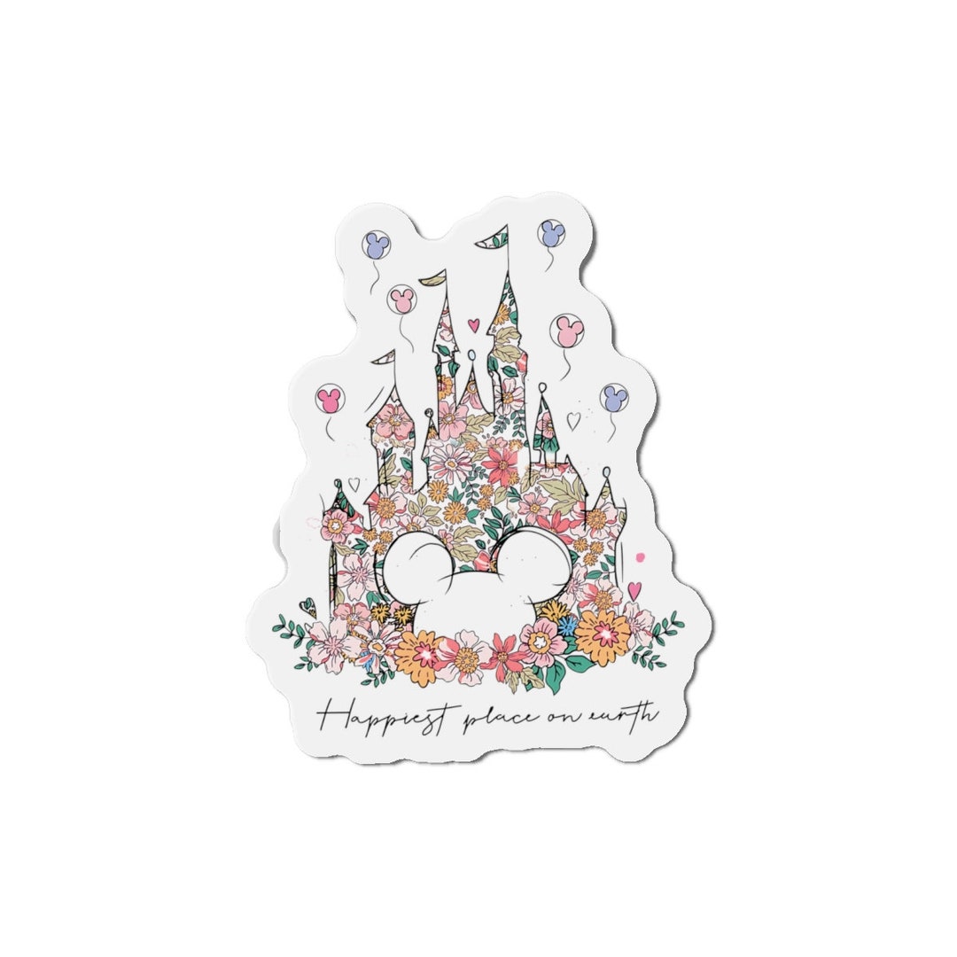 Disney Castle Die-cut Magnets, Magic Kingdom Die-cut Magnets - Etsy