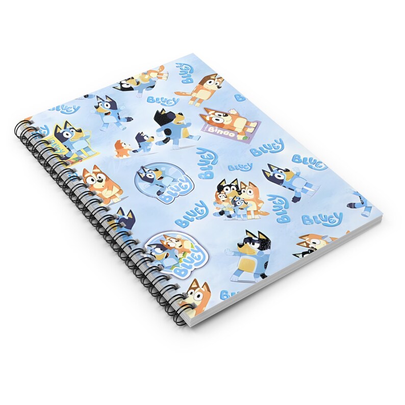 Bluey & Heeler Family Spiral Notebook Ruled Line - Etsy Australia