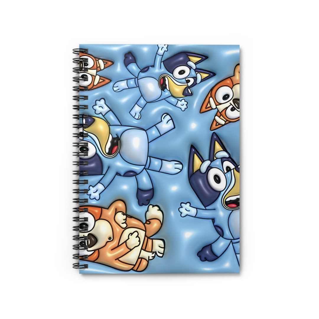 Bluey and Bingo Spiral Notebook Ruled Line - Etsy