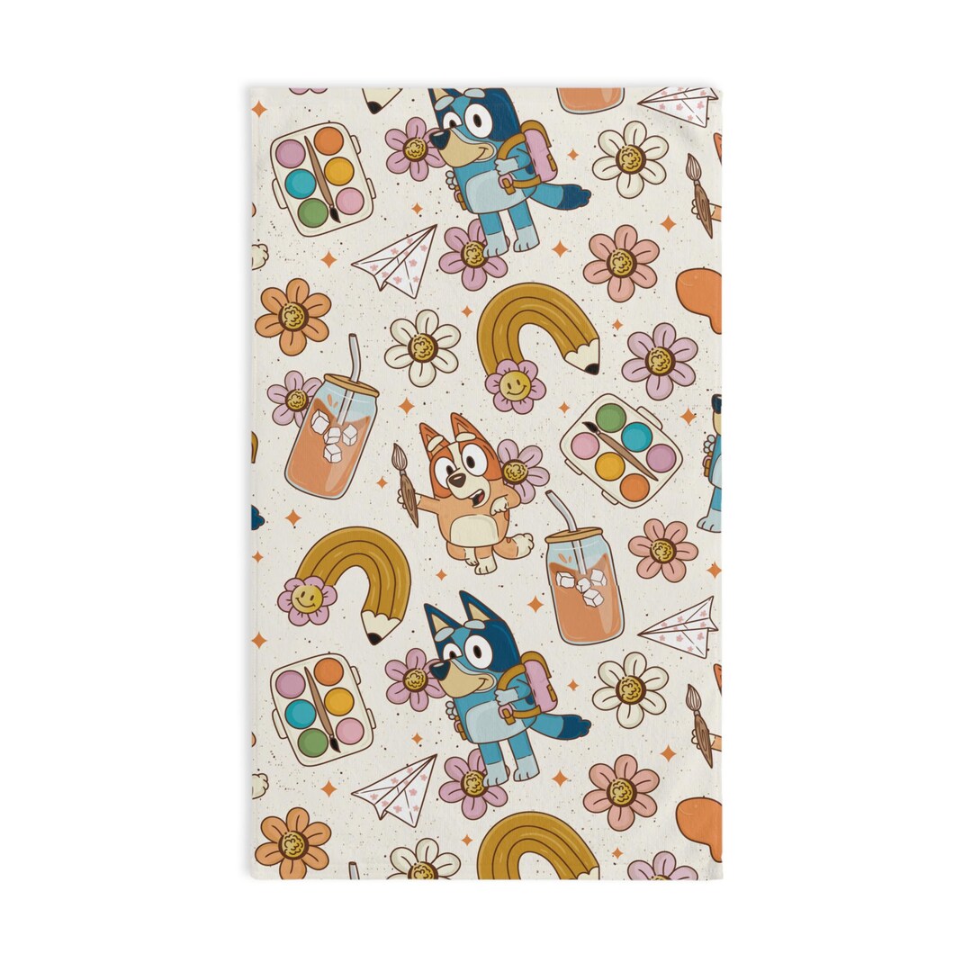 LIMITED STOCK Bluey Back to School Hand Towels - Etsy