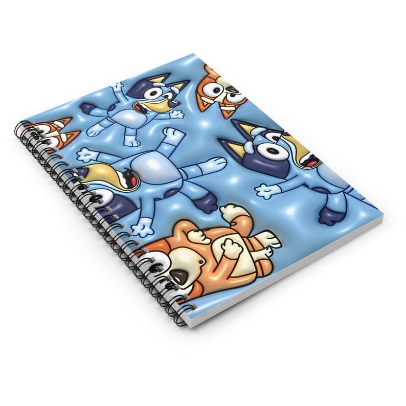Bluey and Bingo Spiral Notebook Ruled Line - Etsy