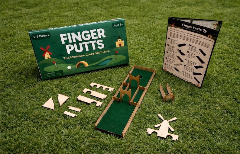 Finger Putts, Build Your Own 10 Hole Minature Crazy Golf Course ...