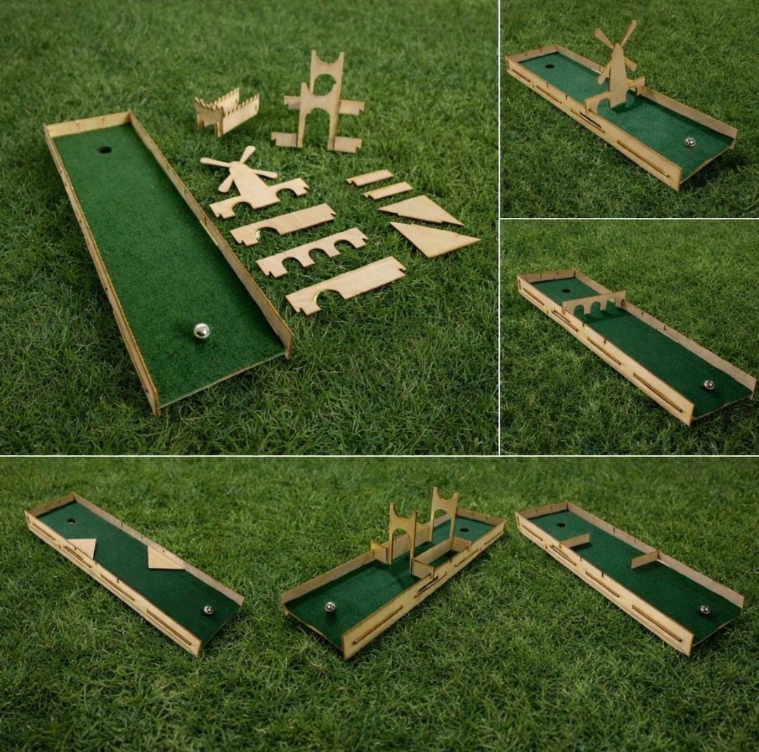 Finger Putts, Build Your Own 10 Hole Minature Crazy Golf Course ...