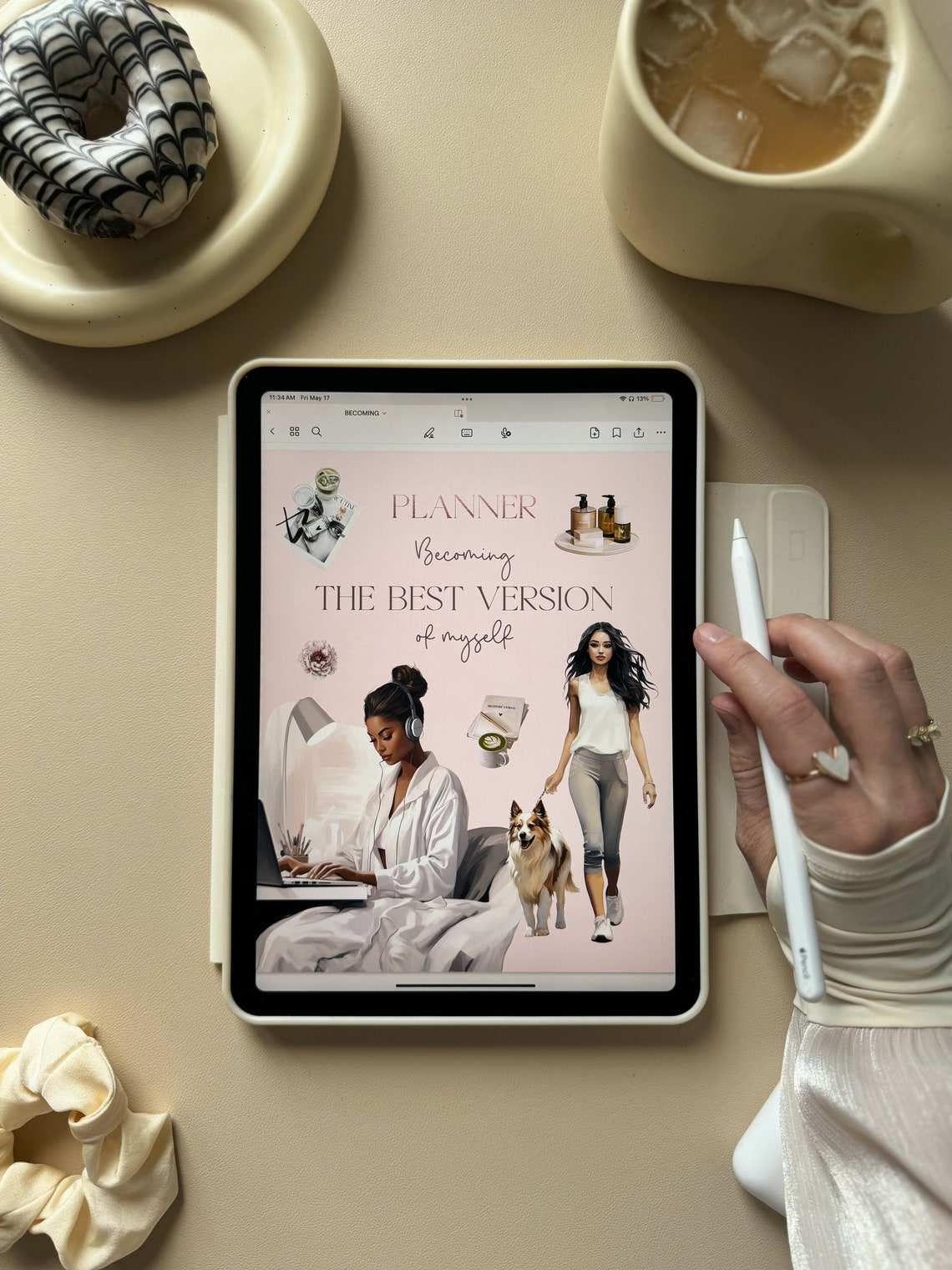 2024 Digital Planner Goodnotes Planner Self Care Planner Fitness ...