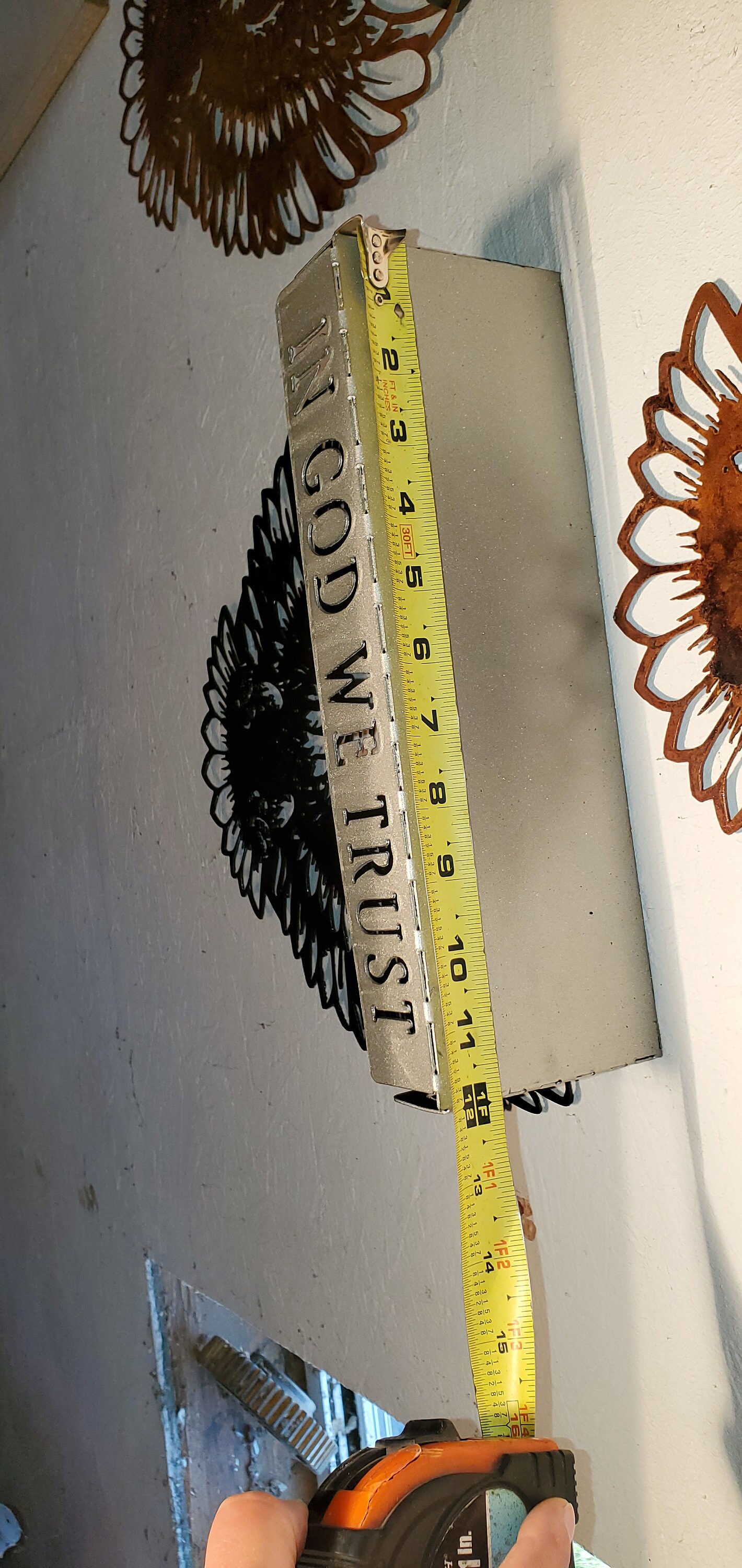 Eagle USA Flag & in God We Trust Wall Shelf - Etsy