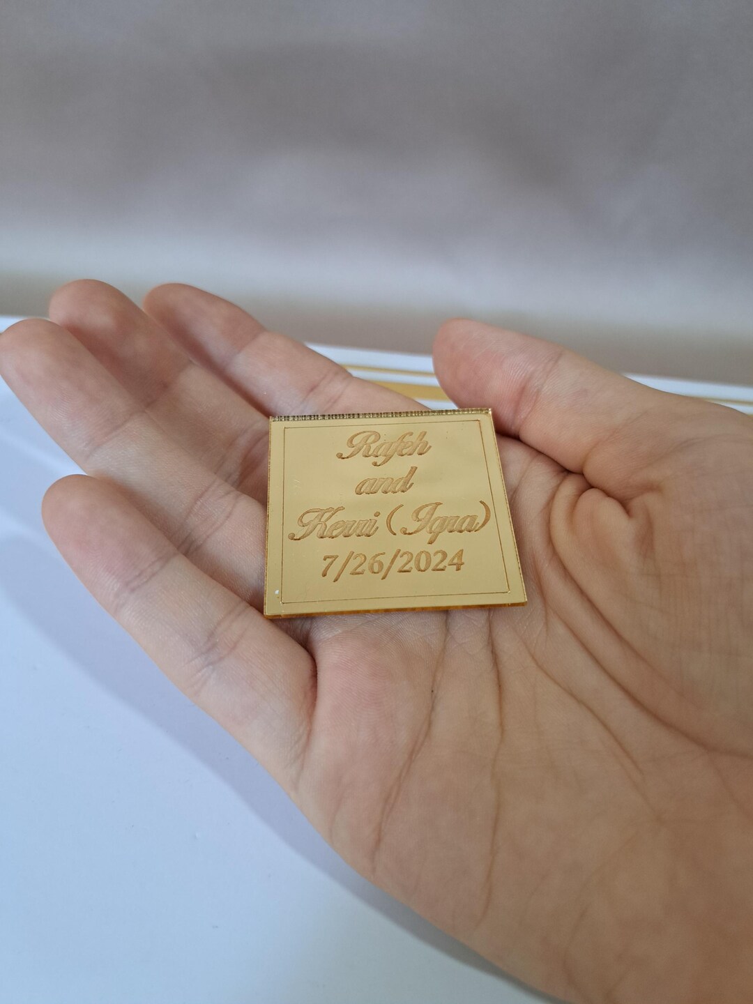 Plexiglass Name Tag, Plexi Name Tag, Name Tag for Chocolate, Name Tag ...