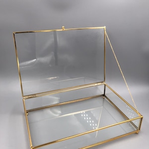 Glass Chocolate Box, Glass Engagement Box, Empty Chocolate Box, Wedding ...