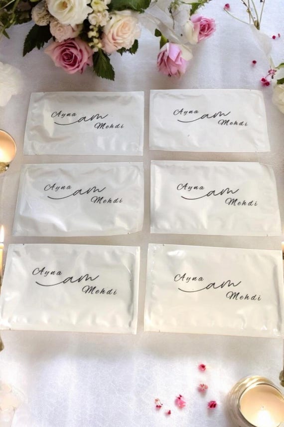 Wet Wipes Wedding Wet Wipes Engagement Wet Wipe Customized Wet Wipes Etsy Sweden