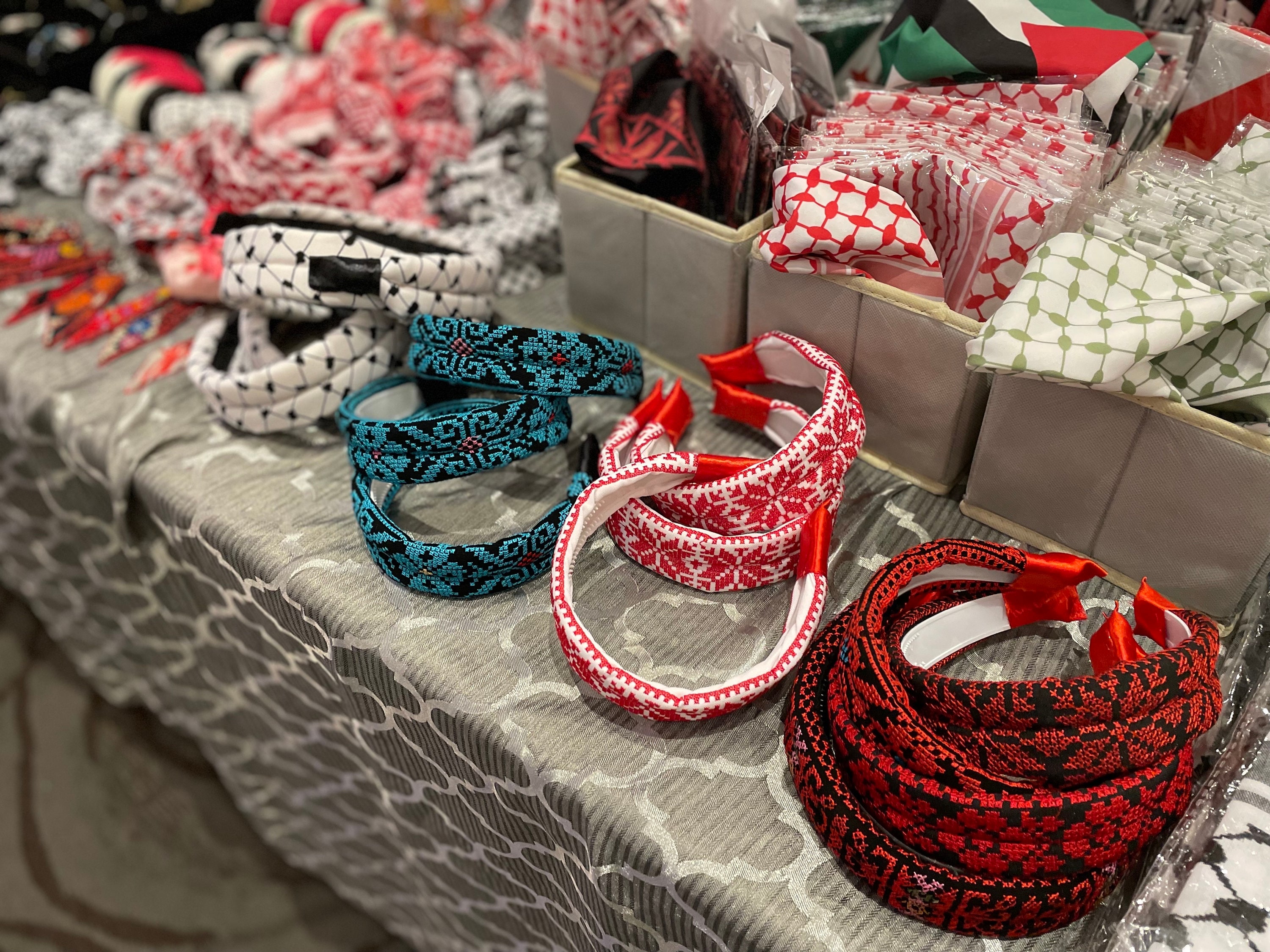 Palestinian Headbands Handmade Palestine Kufiyah Headband Kuffiyah ...