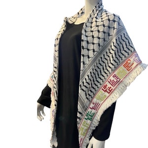 Tatreez Keffiyehs - Palestine - Lebanon - Handmade - Palestine ...