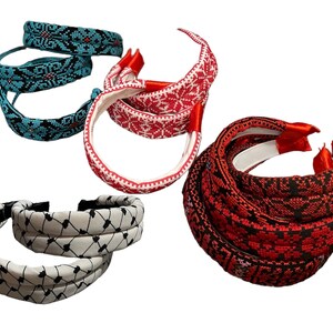 Palestinian Headbands Handmade Palestine Kufiyah Headband Kuffiyah ...