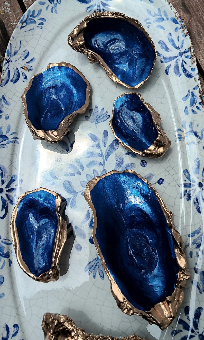 Navy Blue Oyster - Etsy