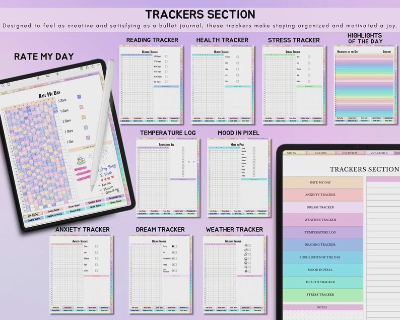 All in One Digital Planner 2026 Digital Planner, Digital Journal ...