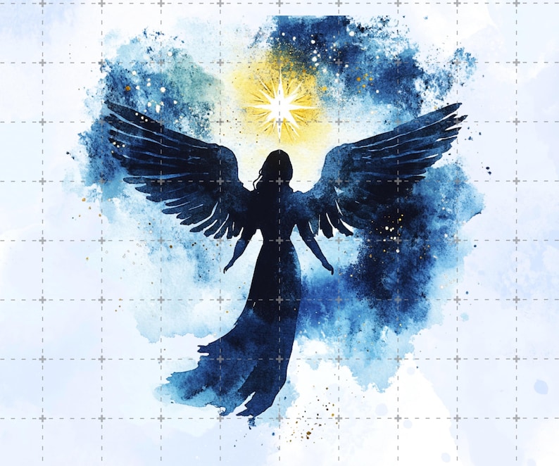 20 PNG Bethlehem Star Nativity Watercolor Clipart Set - Etsy