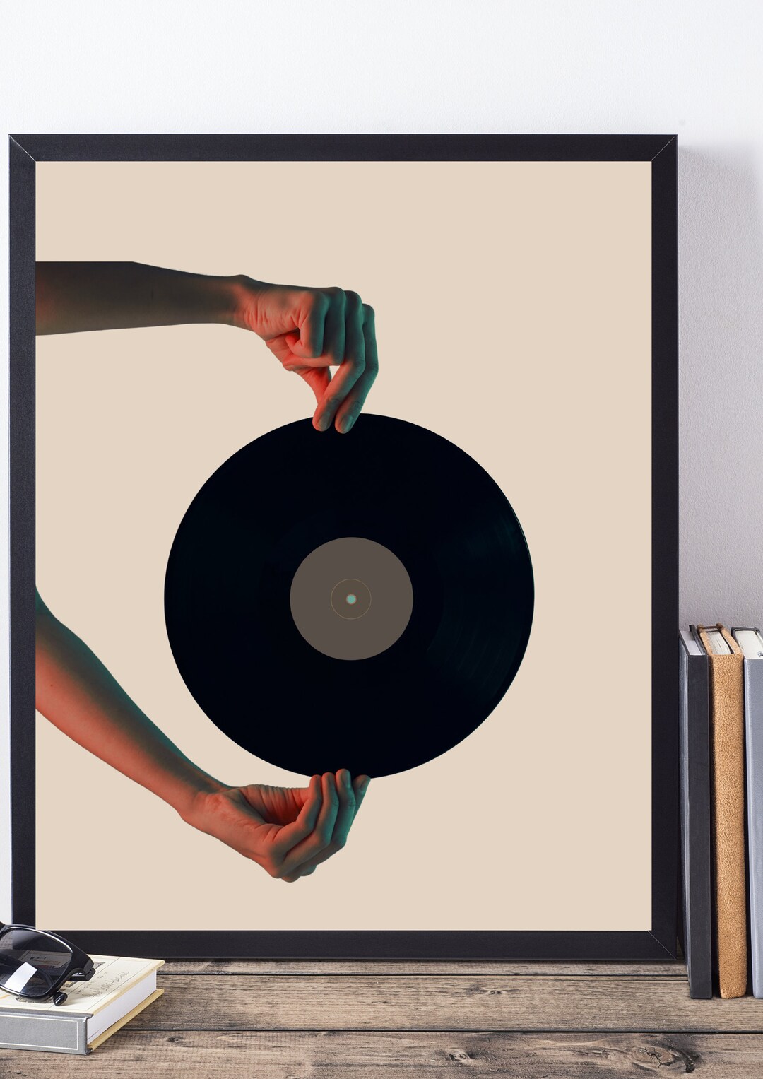 Music Poster Record Player Poster Vinyl Band Studio Decor Trendy Wall ...