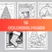 Christmas Time 19 Coloring Pages Coloring Pages for Children and Adult ...