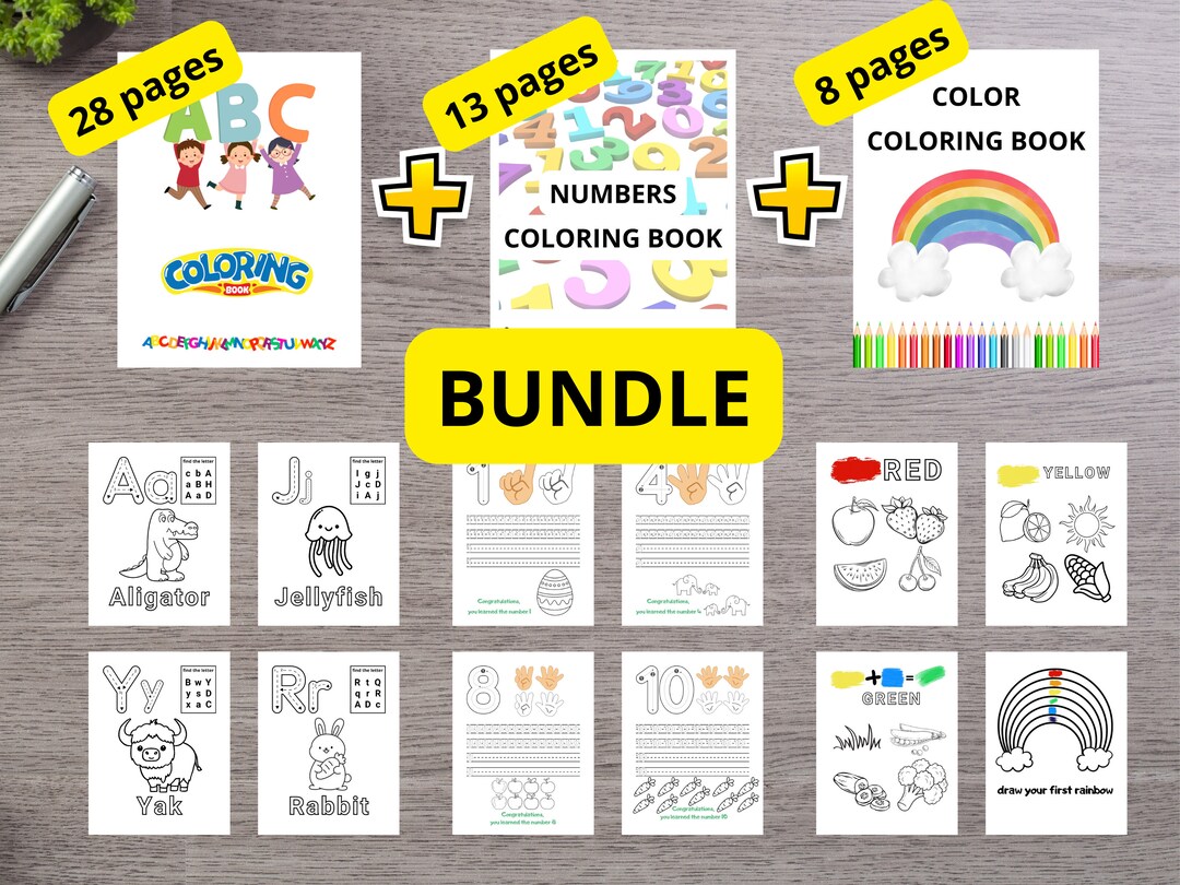Coloring Pages Bundle of 49 Coloring Pages Coloring Pages for Children ...