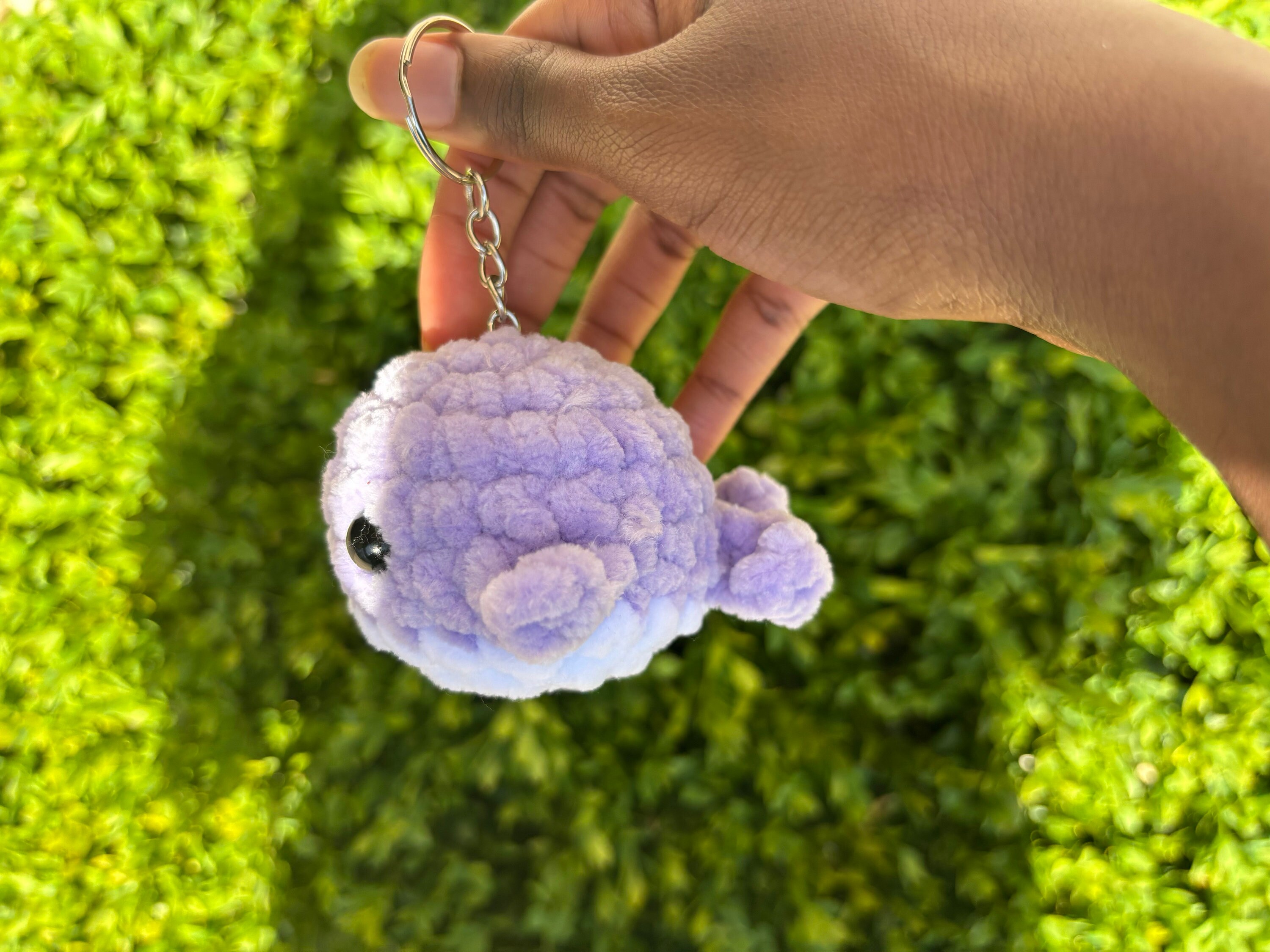 Whale Keychain Plushie, Amigurumi Plush, Stuffed Whale Plush, Custom ...