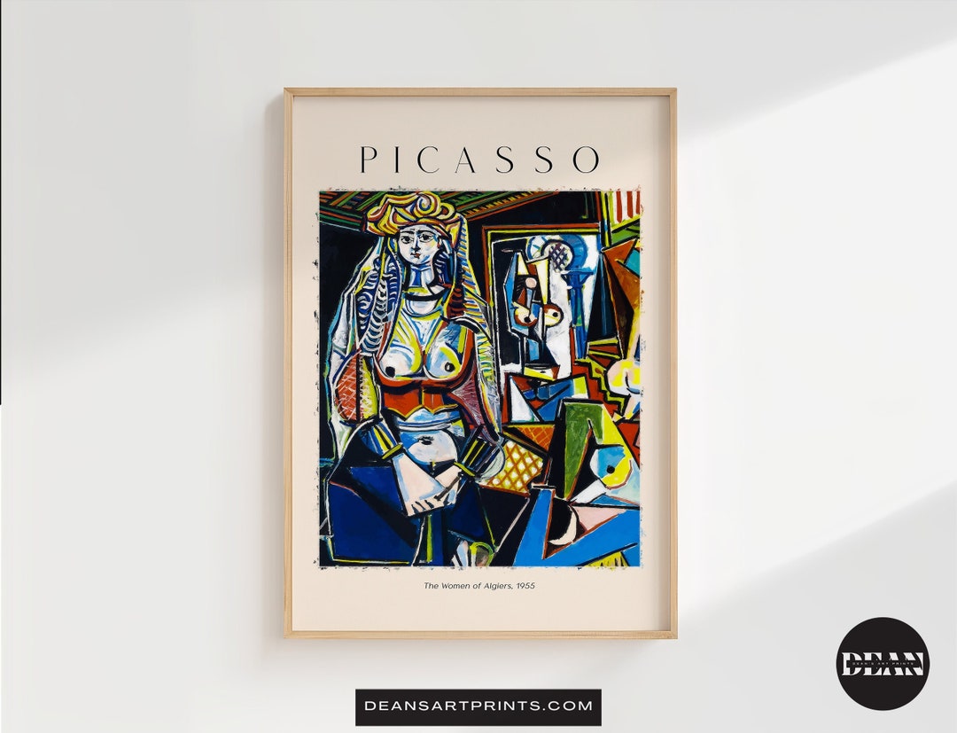 The Women of Algiers - 1955, Picasso Print, Picasso Paint, Picasso ...