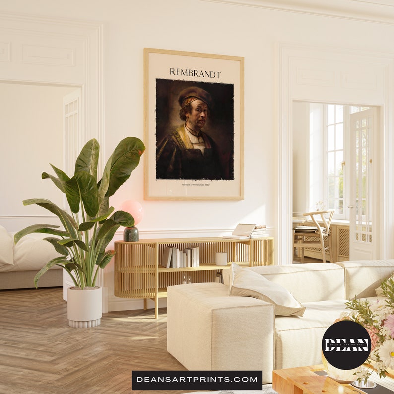 Rembrandt of 9 Prints, Gallery Wall Set, Rembrandt, Rembrandt ...