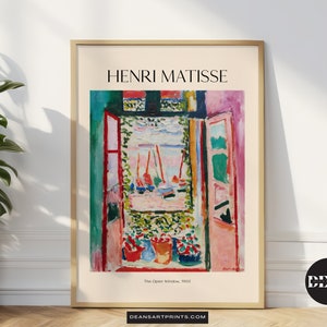 The Open Window - 1905, Henri Matisse Print, Henri Matisse Paint, Henri ...