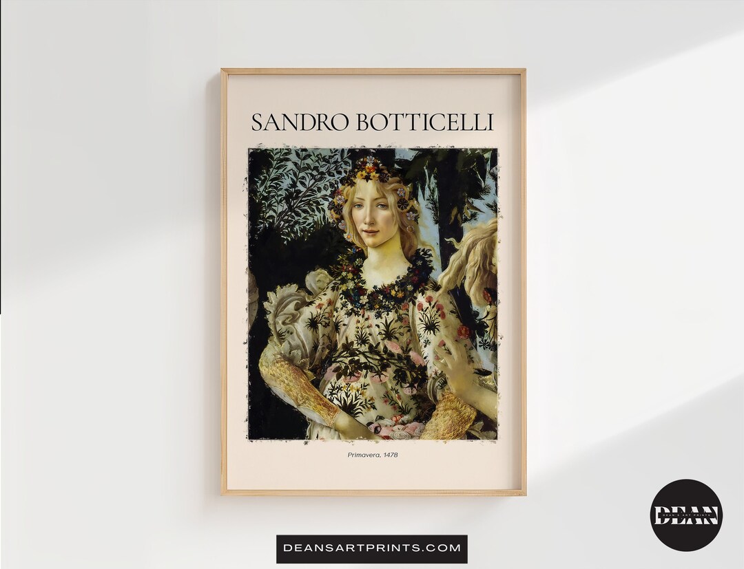 Primavera - 1478, Sandro Botticelli Print, Sandro Botticelli Paint ...