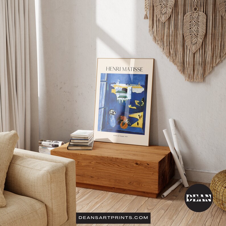 Window at Tangier - 1912, Henri Matisse Print, Henri Matisse Paint ...