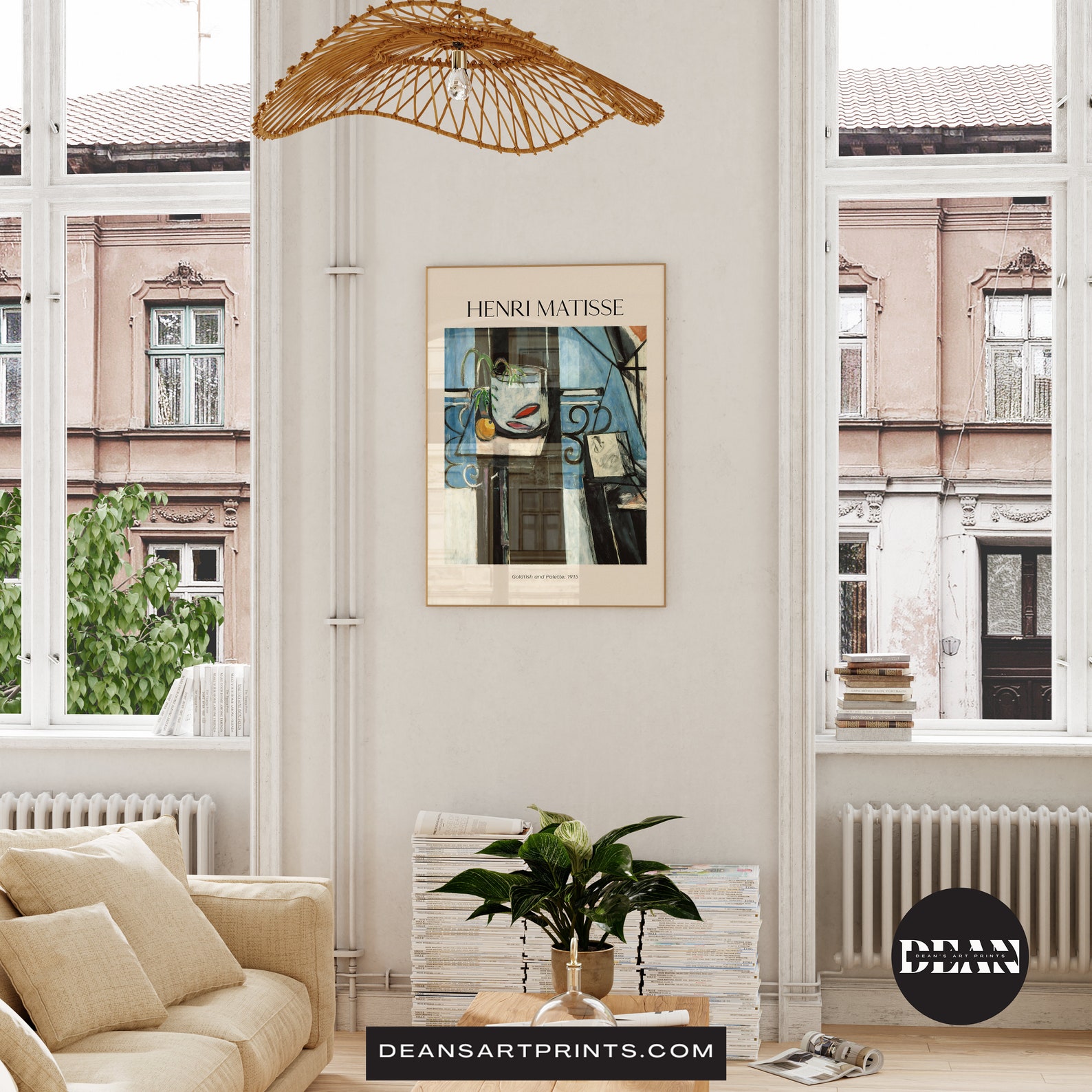 Goldfish and Palette - 1915, Henri Matisse Print, Henri Matisse Paint ...