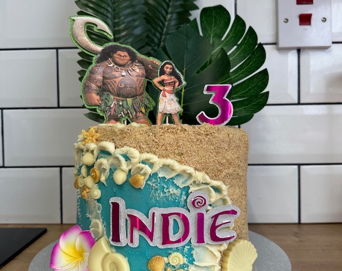 Moana/maui Inspired Cake Topper - Etsy