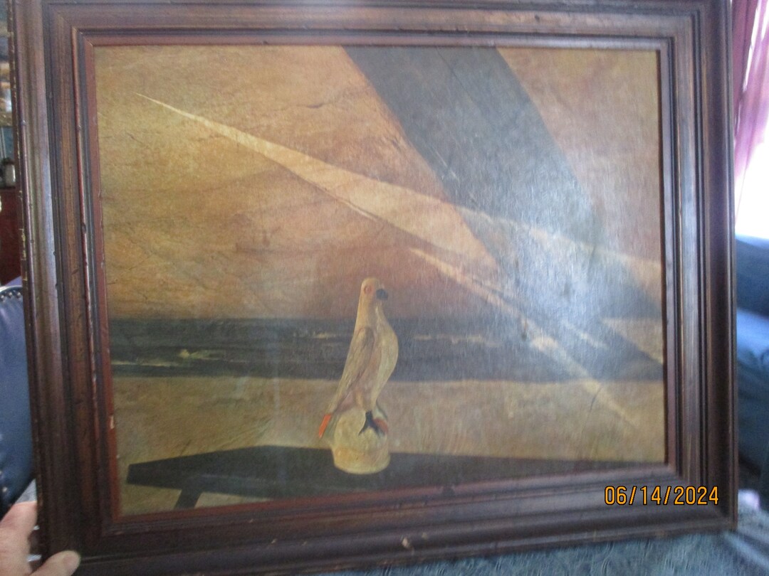 Vintage Andrew Wyeth Print in Walnut Frame Both in Good Condition - Etsy