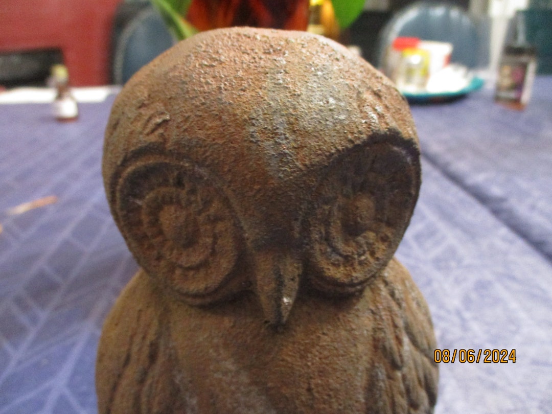 Rusty Yard Owl This Has Been in My Yard for 40 Years He Needs a New ...