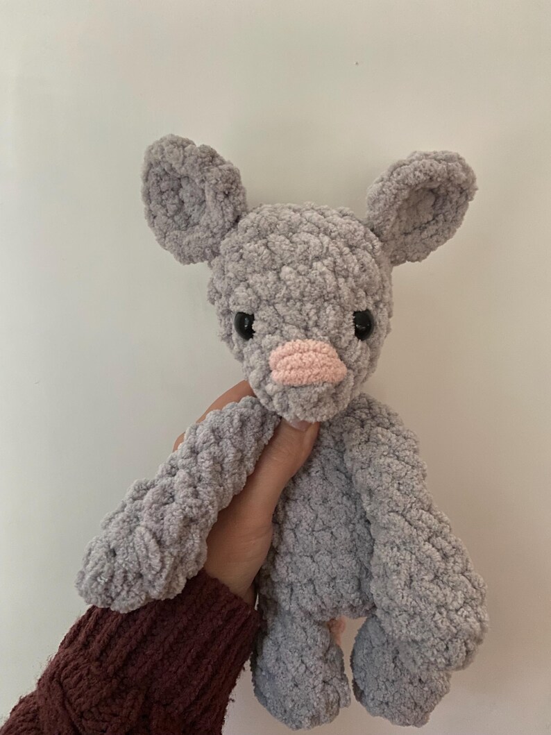 Mischief the Mouse/ Low Sew Crochet Pattern - Teeny Zoo Crew - Etsy