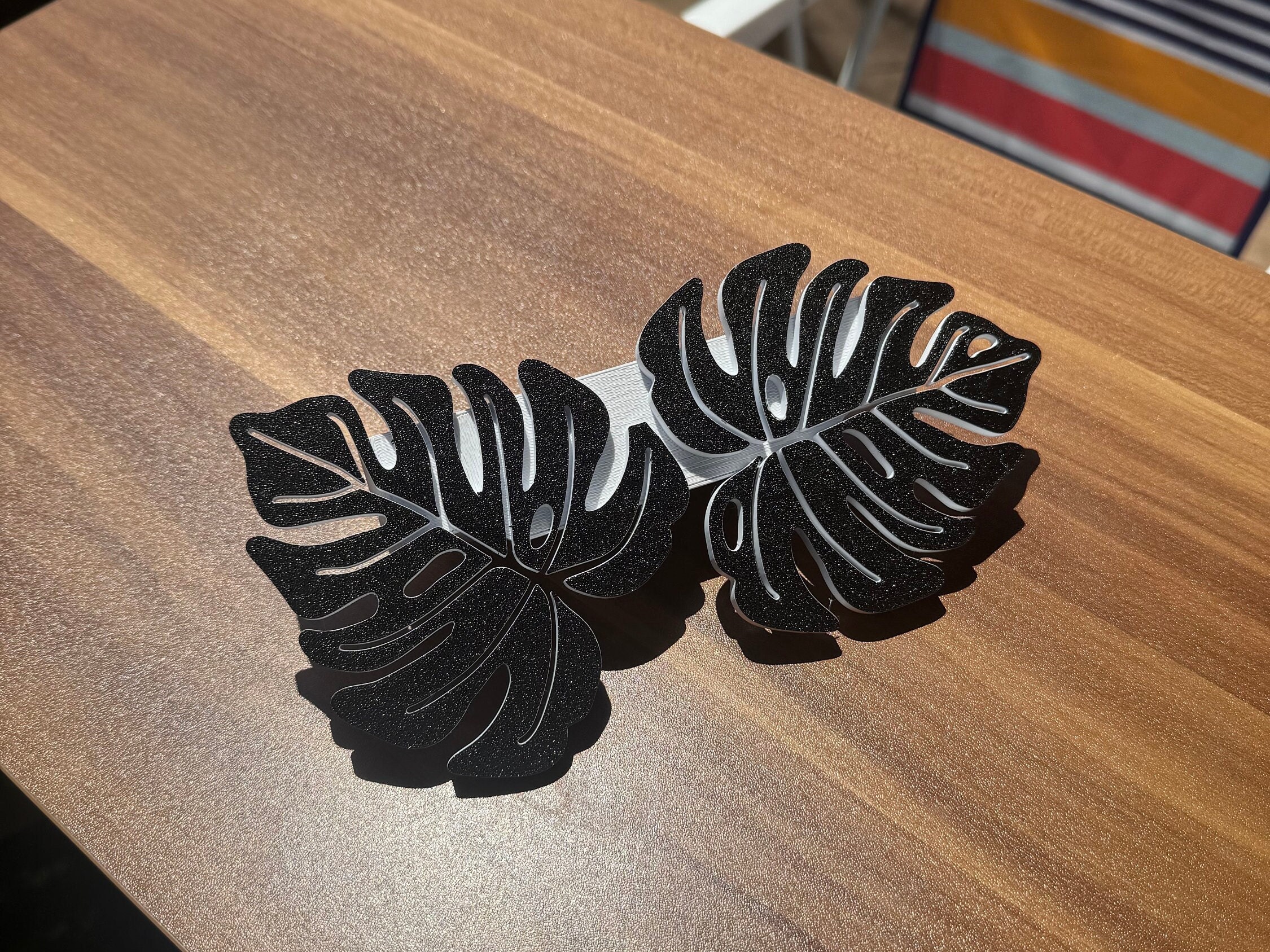 Monstera Stick-on Window Bird Feeder: 3D Printed Handcrafted Serenity ...