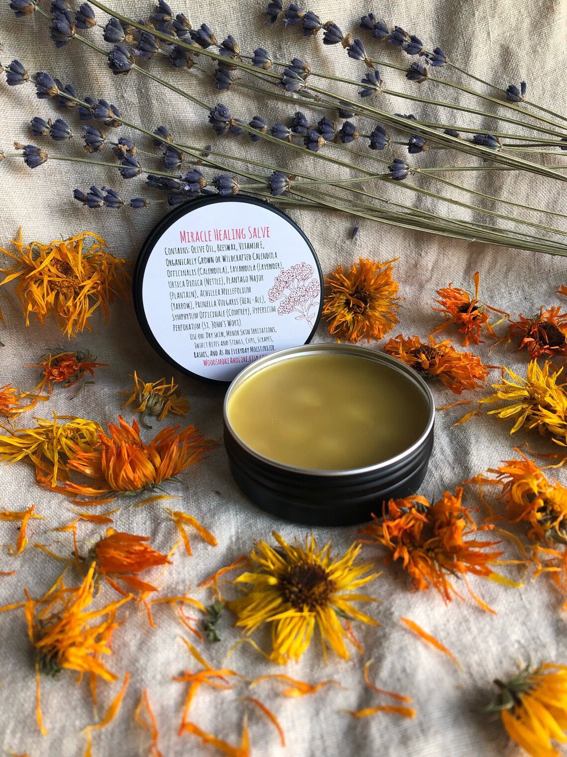 2oz Miracle Healing Salve - All Natural, Homegrown, Hand-foraged and ...