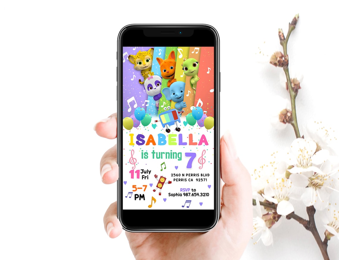 Editable Word Party Birthday Invitation Template, Printable Birthday ...