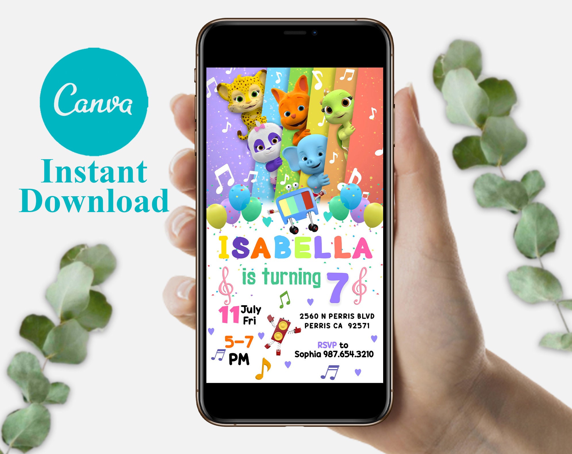 Editable Word Party Birthday Invitation Template, Printable Birthday ...