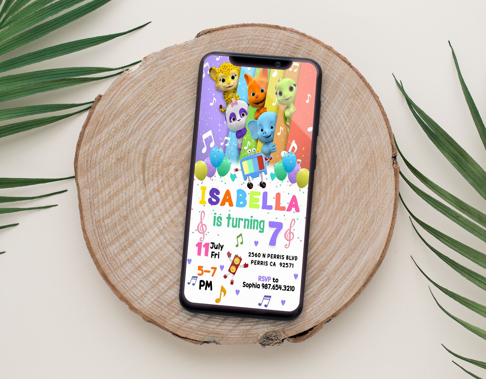 Editable Word Party Birthday Invitation Template, Printable Birthday ...