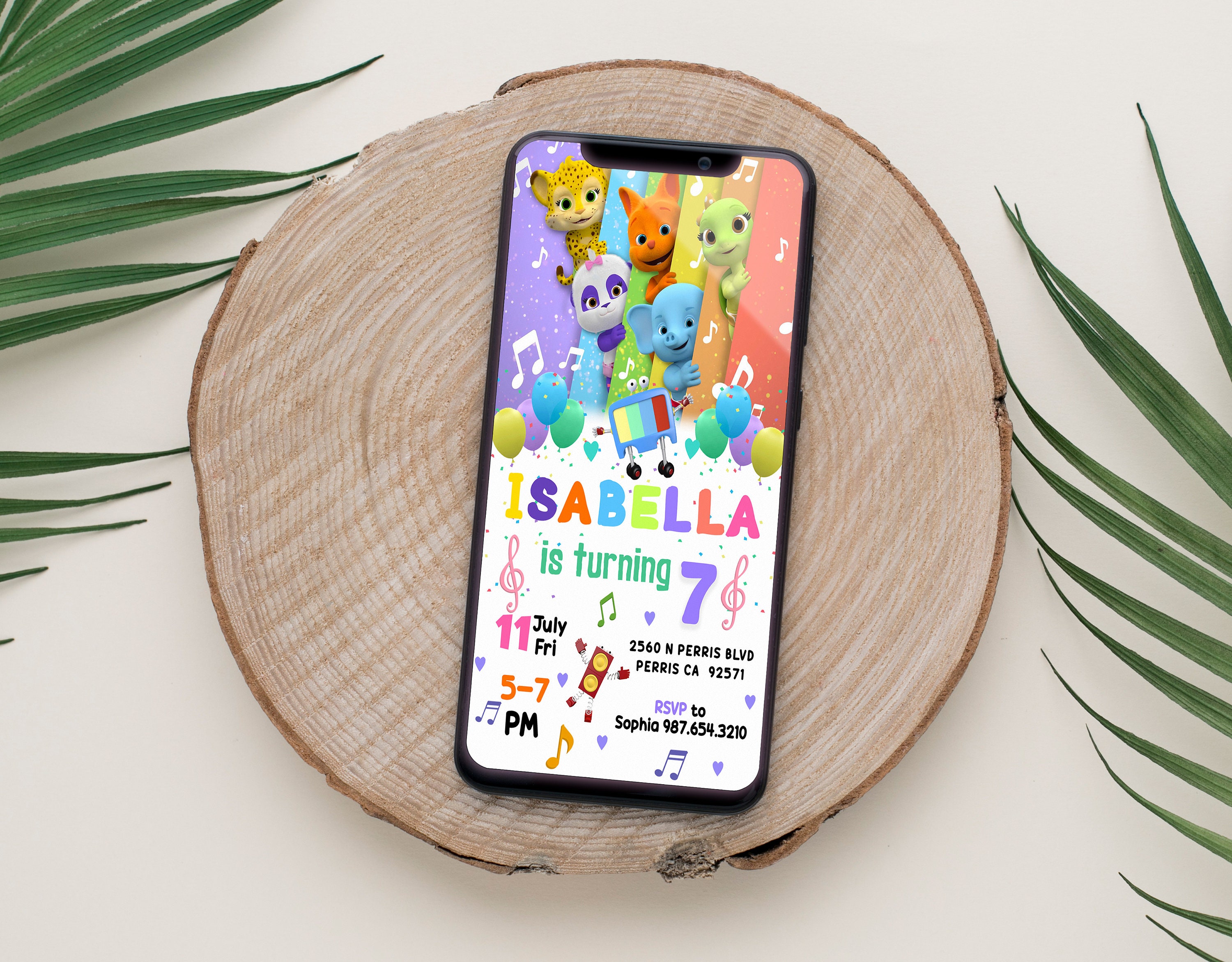 Editable Word Party Birthday Invitation Template, Printable Birthday ...