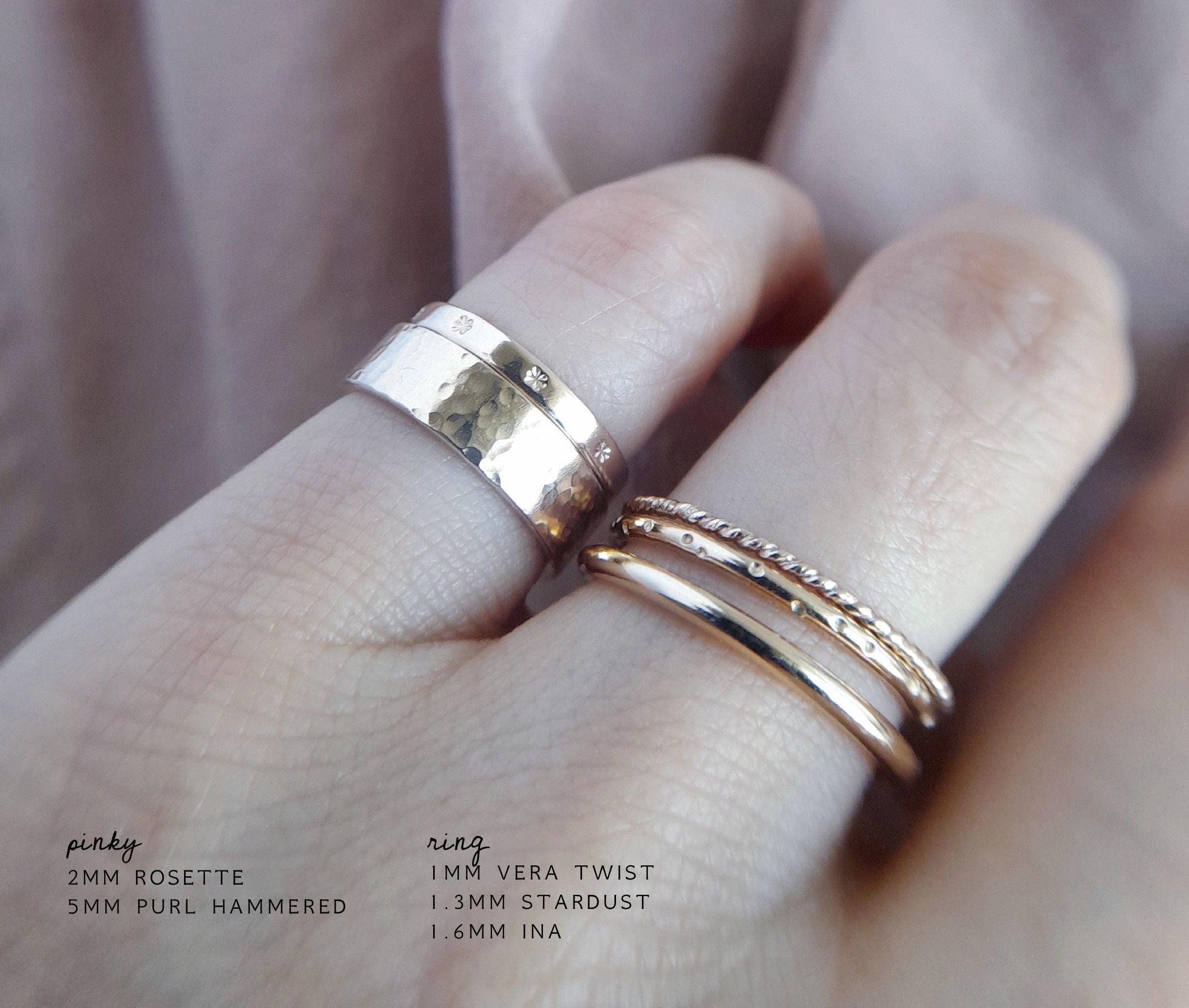 Rosette 14K Yellow Gold Star Pattern Ring Asterisk Ring - Etsy Australia