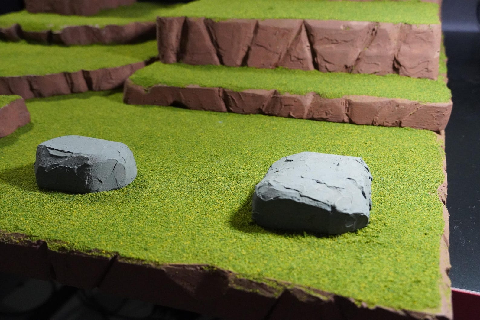 Dragon Ball Z Scenic Terrain Rocky Mountains and Grassy Fields Diorama ...