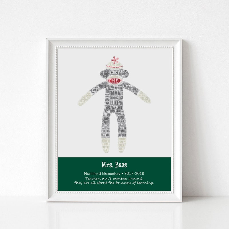 Sock Monkey Art - Etsy