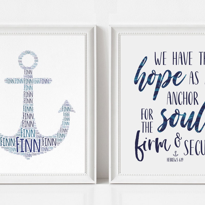 Anchor Bible Verse - Etsy
