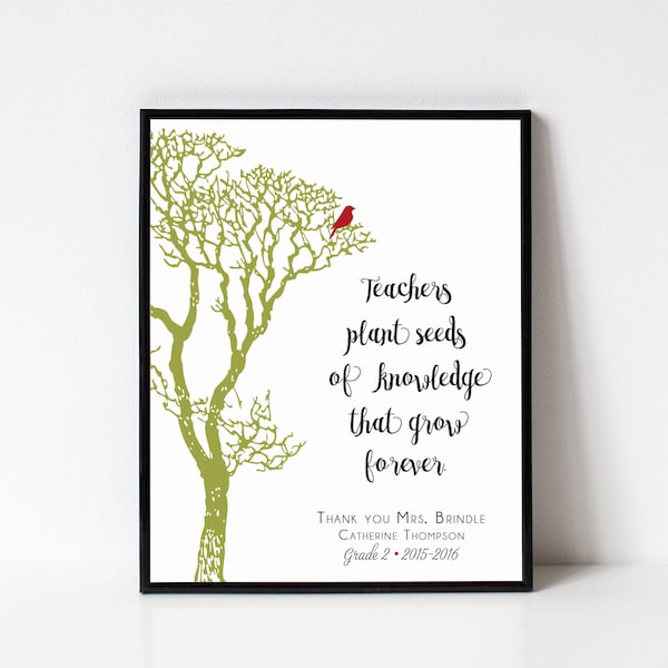 Teachers Plant Seeds That Grow Forever Printable - Etsy