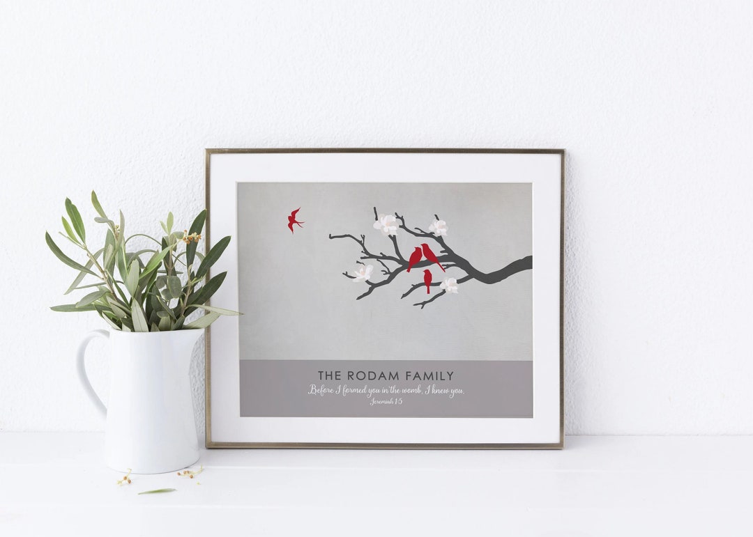 Miscarriage Memorial Art Print, Infant Loss Gift, Baby Remembrance ...
